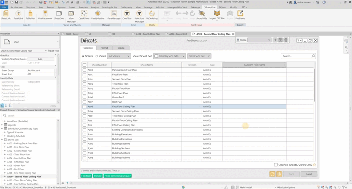 Selection Tab - DiRoots.ProSheets.Releases